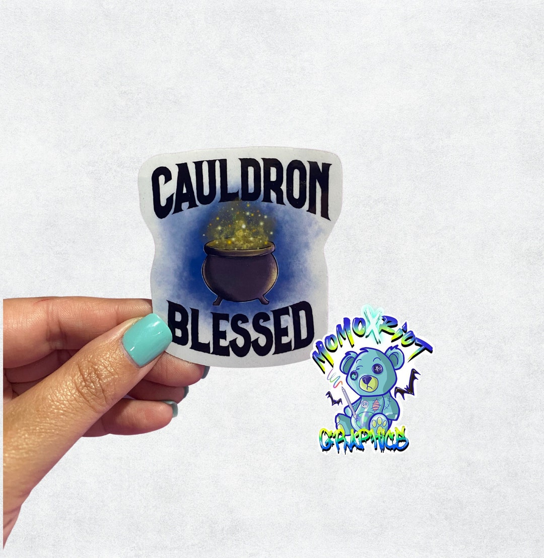 Cauldron Blessed Vinyl Sticker, ACOTAR Tumbler Decoration, Officially ...