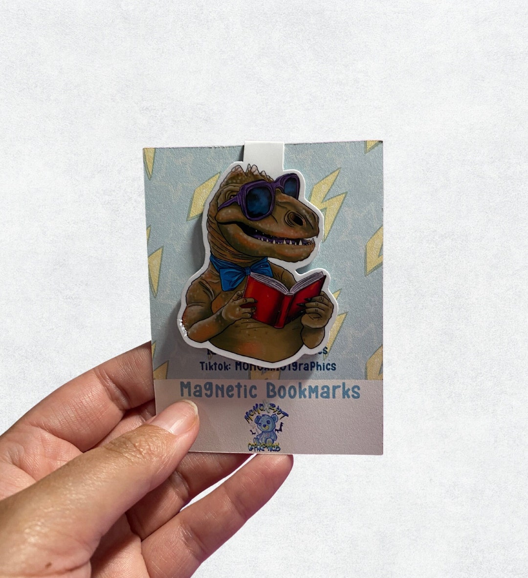 Dinosaur Magnetic Bookmark, Bookmarks for Boys, Birthday Gift for Book ...