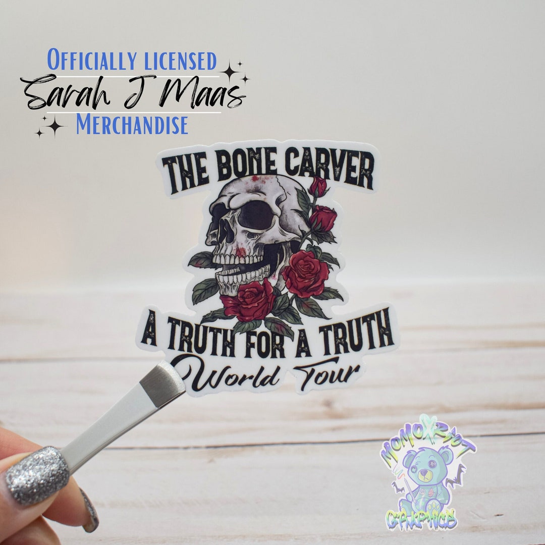 The Bone Carver Vinyl Sticker, ACOTAR Tumbler Decoration, Officially ...