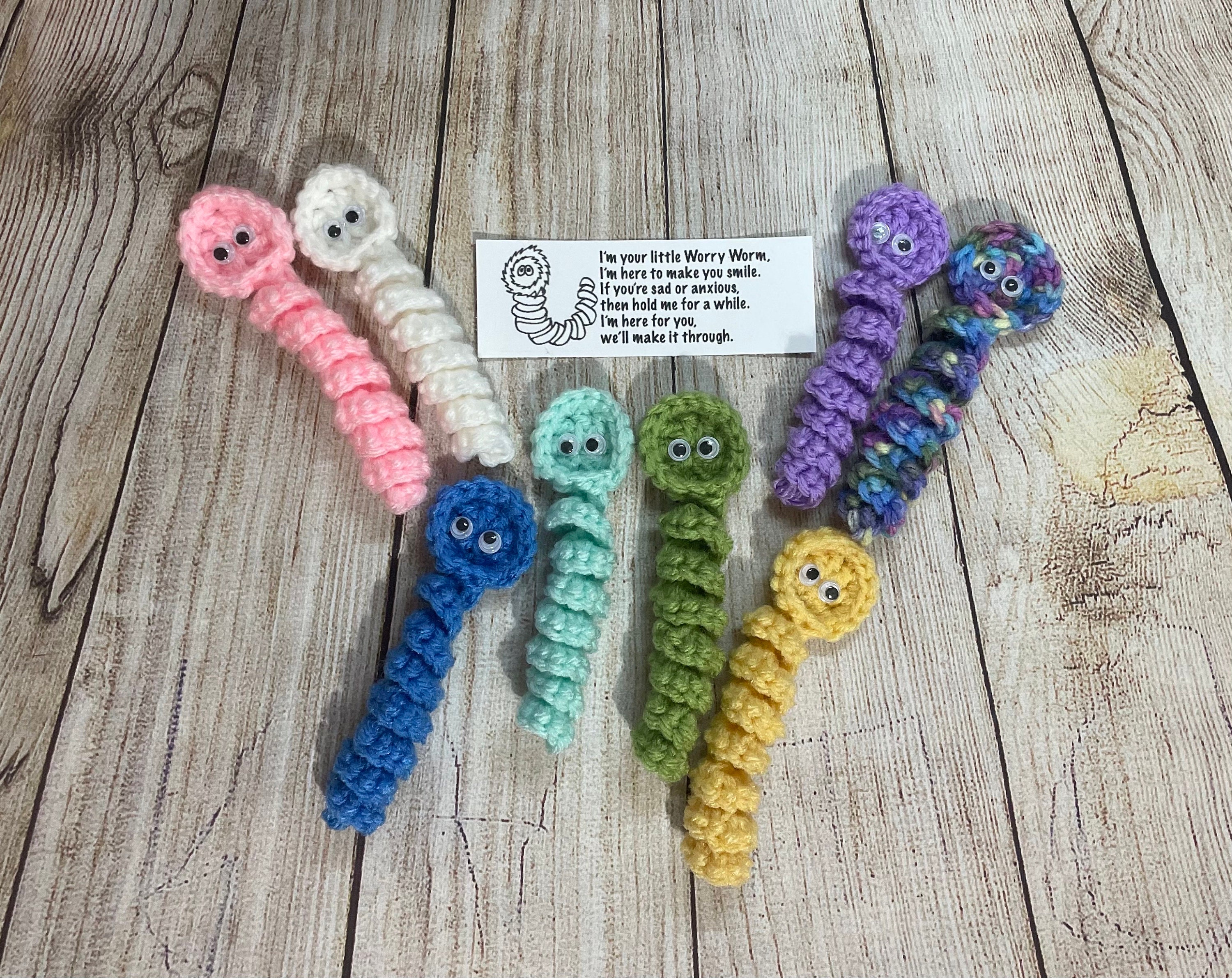 Worry Worms | 8 Count Bundle | Pastel Rainbow Colors | Classroom Store ...