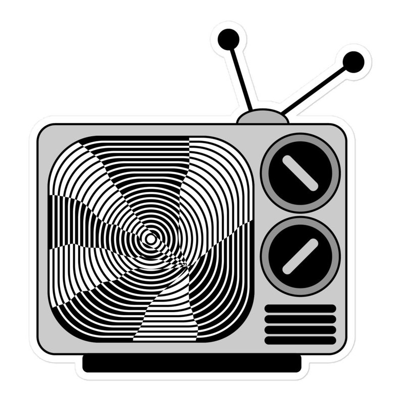 TV Static Sticker - Etsy