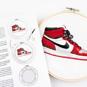 Air Jordan 1 Digital Needle Painting Pattern - Etsy