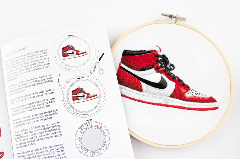 Air Jordan 1 Digital Needle Painting Pattern - Etsy