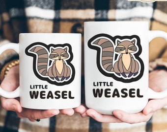 Funny Weasel Coffee Mugs Gifts for Weasel Lover Multiple Options Plush ...