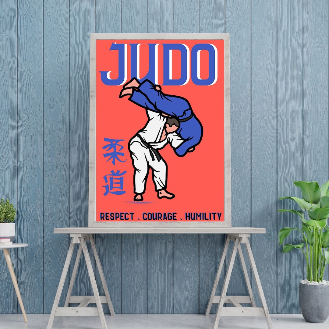 Vintage Judo Poster, Martial Arts Print, Judo Gift - Etsy