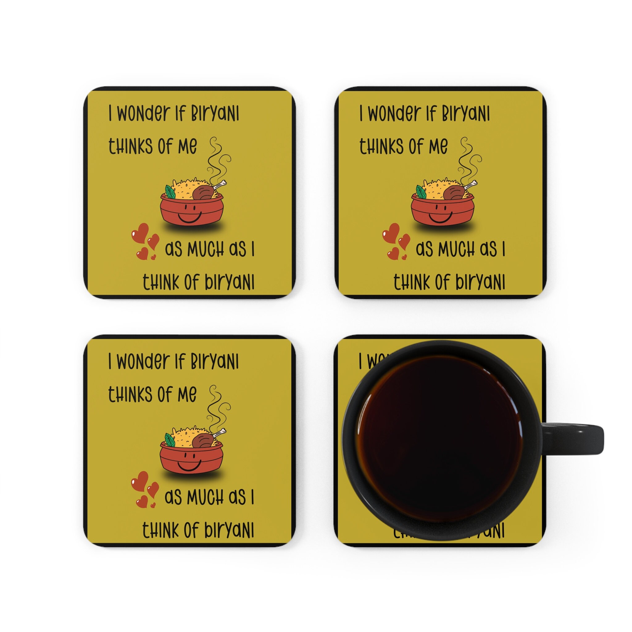 Funny Desi Quirky Coasters set of 4 Indian Valentine Gift Bollywood ...