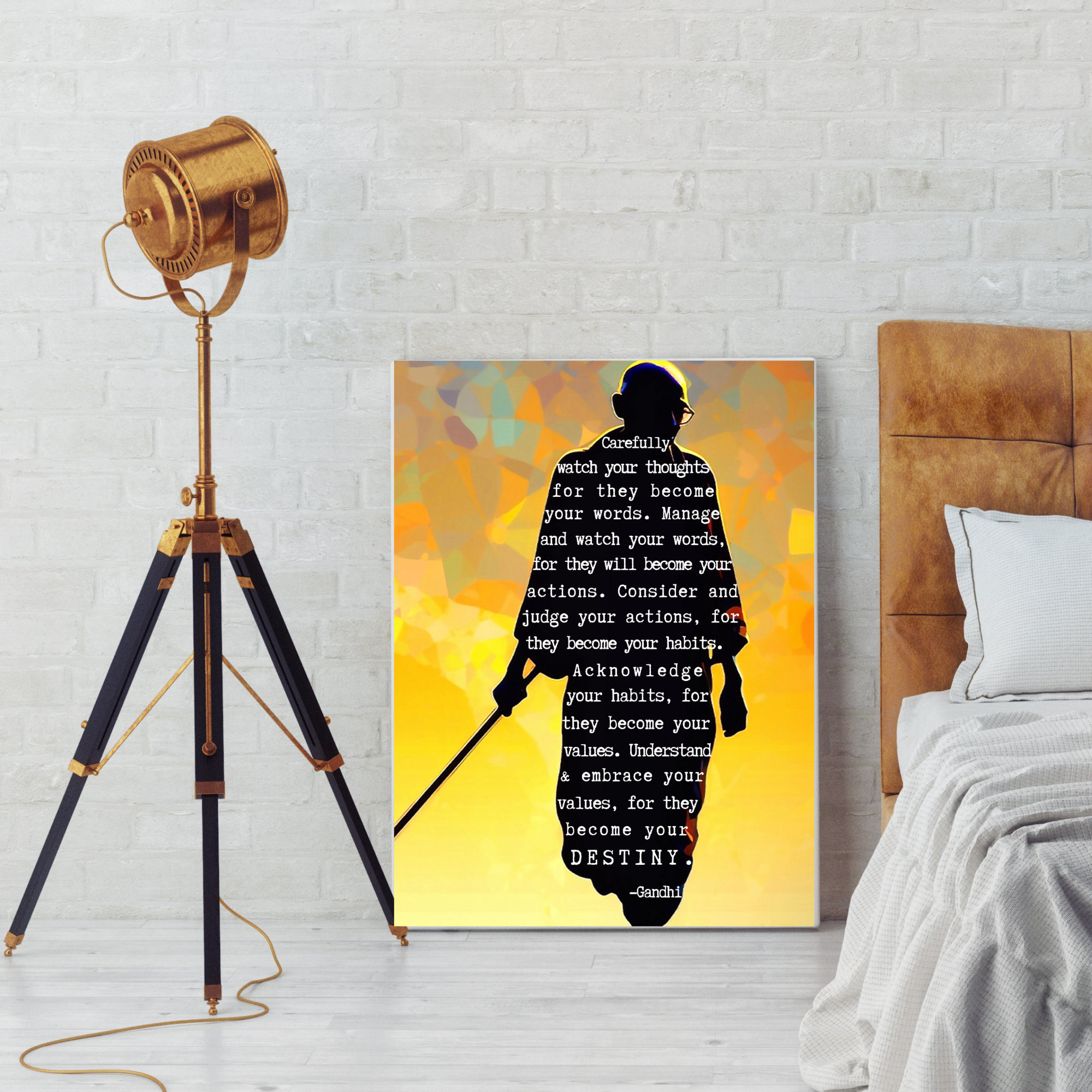 Mahatma Gandhi Poster Satyagraha Political Spiritual Leader Father of ...