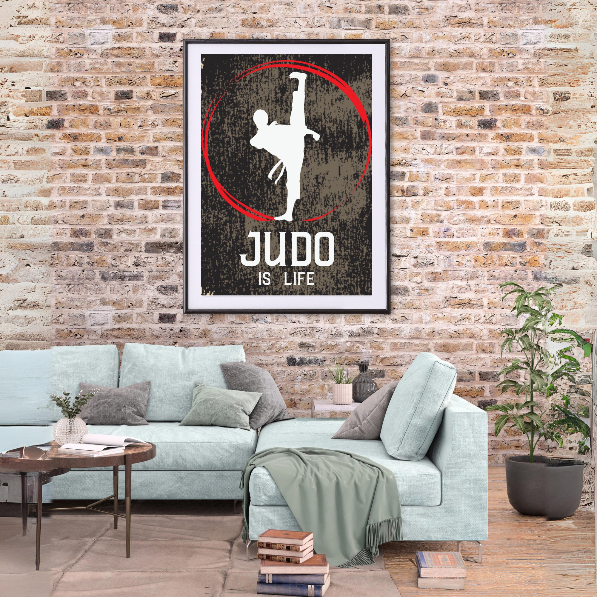 Vintage Judo Poster Go-kyo Judo Gifts Judo Art Prints Judo Belt Martial ...