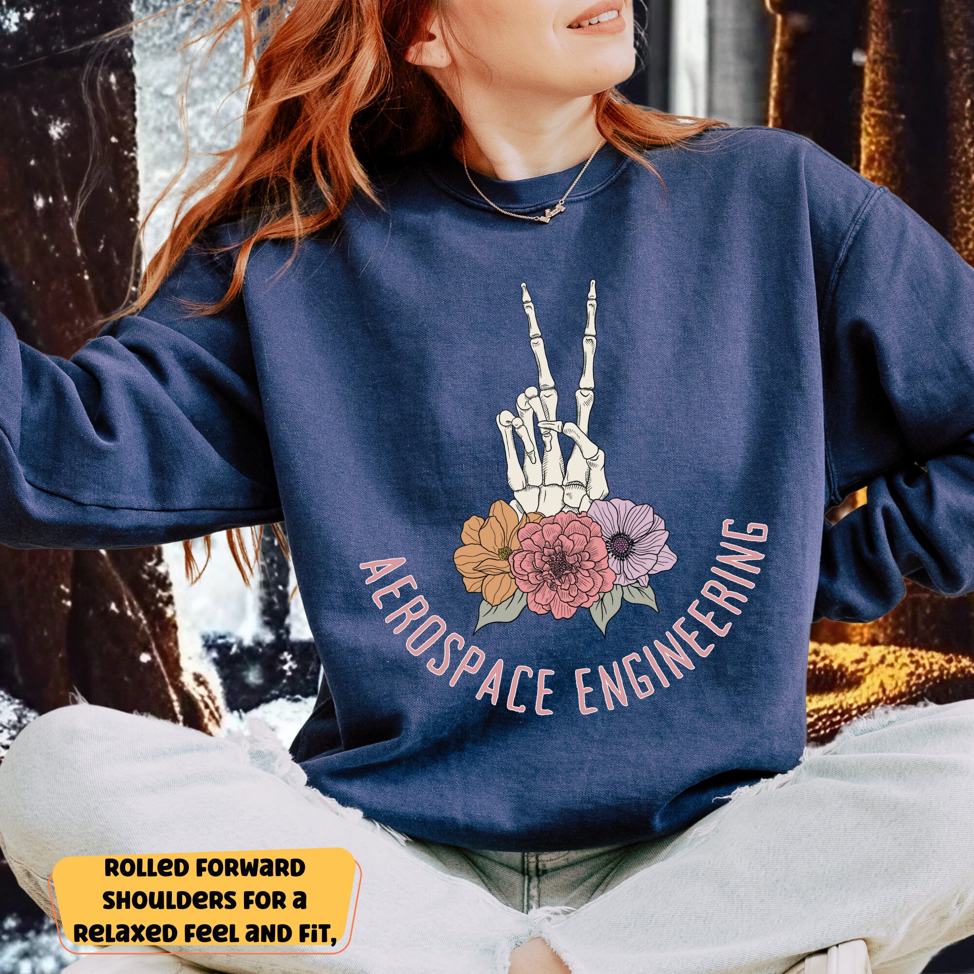 Aerospace Engineer Premium Dyed Sweatshirt Gift for Rocket Scientist ...