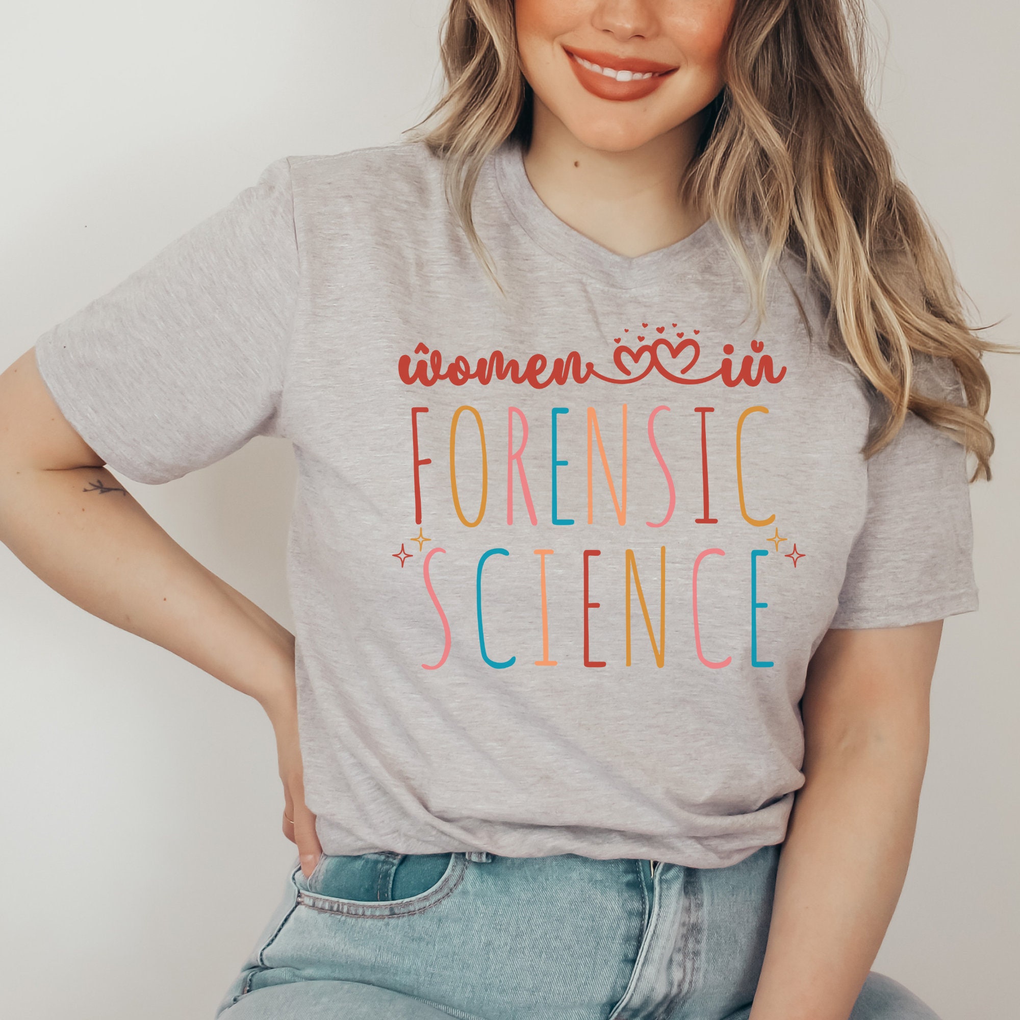 Women in Forensic Science Tshirt Gifts Crime Scene Expert Forensic ...