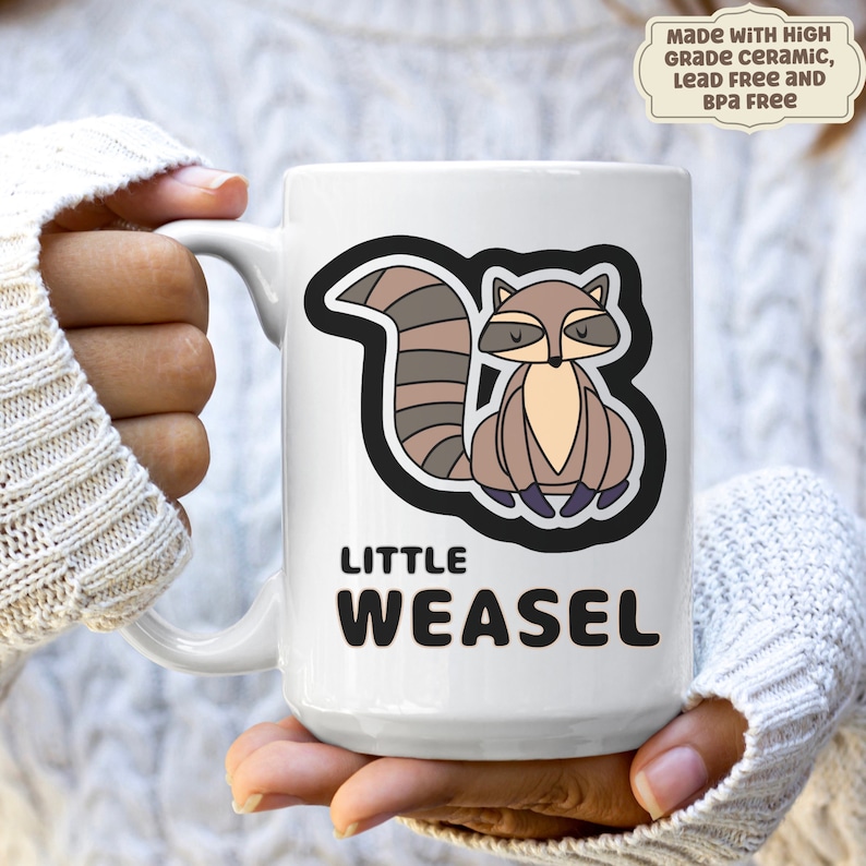 Funny Weasel Coffee Mugs Gifts for Weasel Lover Multiple Options Plush ...