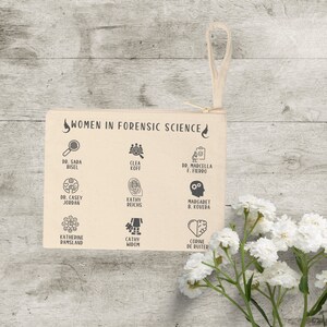 Women Forensic Science Zipper Pouch Gradgift Teach Professor Major ...
