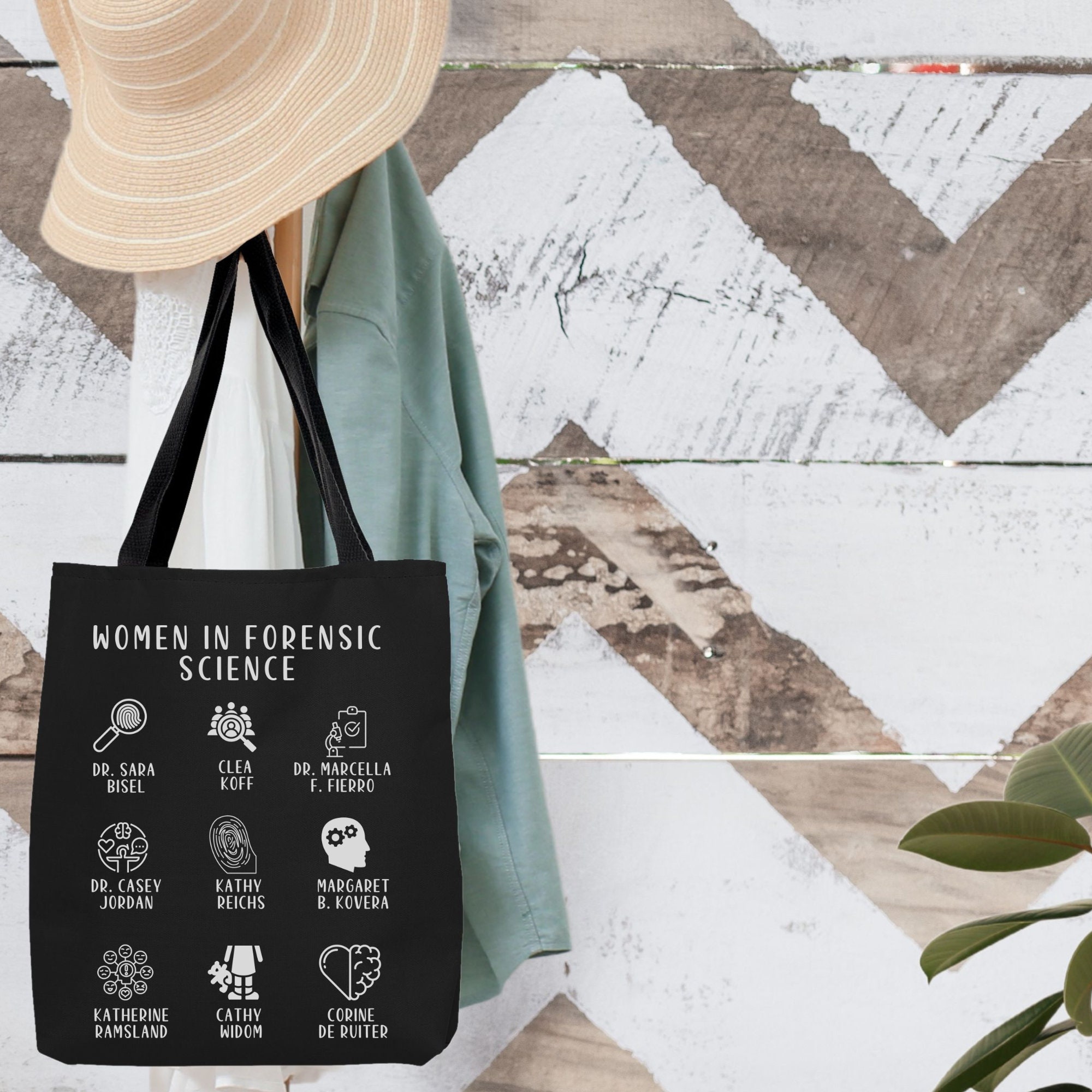 Women in Forensic Science Tote Bag Graduate Gifts Teacher Professor ...