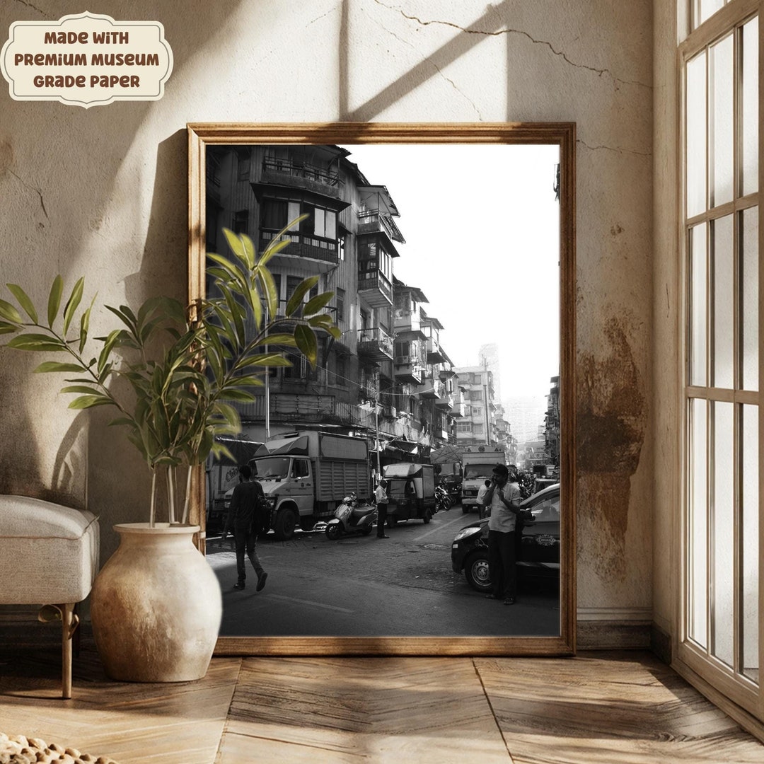 Mumbai Cityscape Art Print: Bombay Wall Art - Etsy