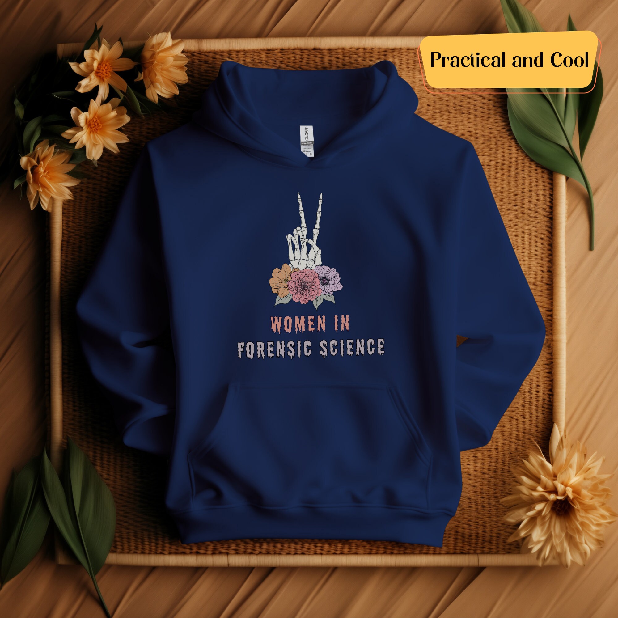 Women in Forensic Science Hooded Sweatshirt Gradgift Teach Professor ...