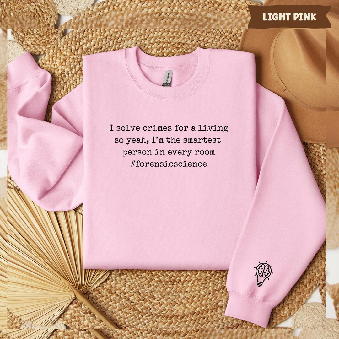 Forensic Criminologist Premium Crew Sweatshirt Hoodie Gift Science True ...