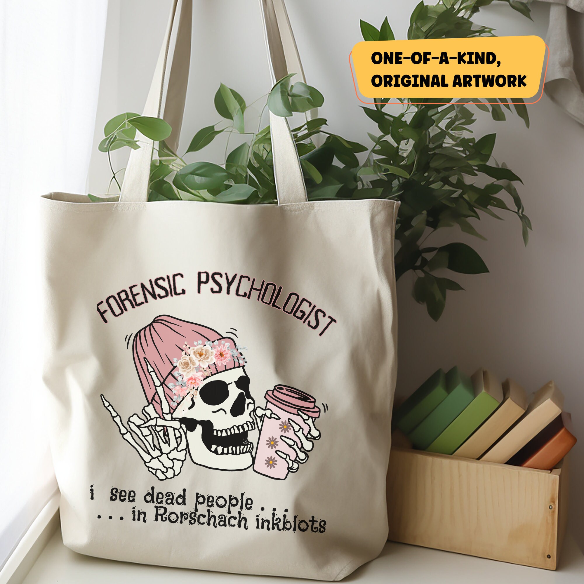 Forensic Psychologists Premium Canvas Tote Gifts Women in Forensic ...