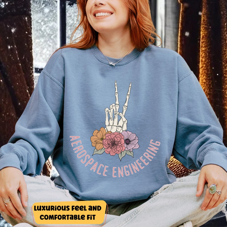 Aerospace Engineer Premium Dyed Sweatshirt Gift for Rocket Scientist ...