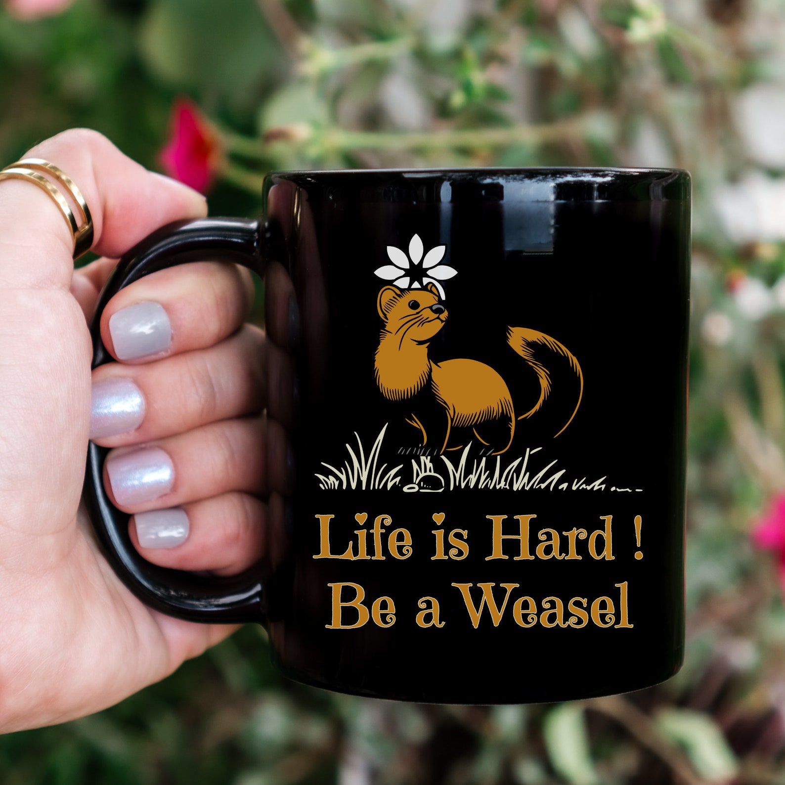 Funny Weasel Coffee Mugs Gifts for Weasel Lover Multiple Options Plush ...
