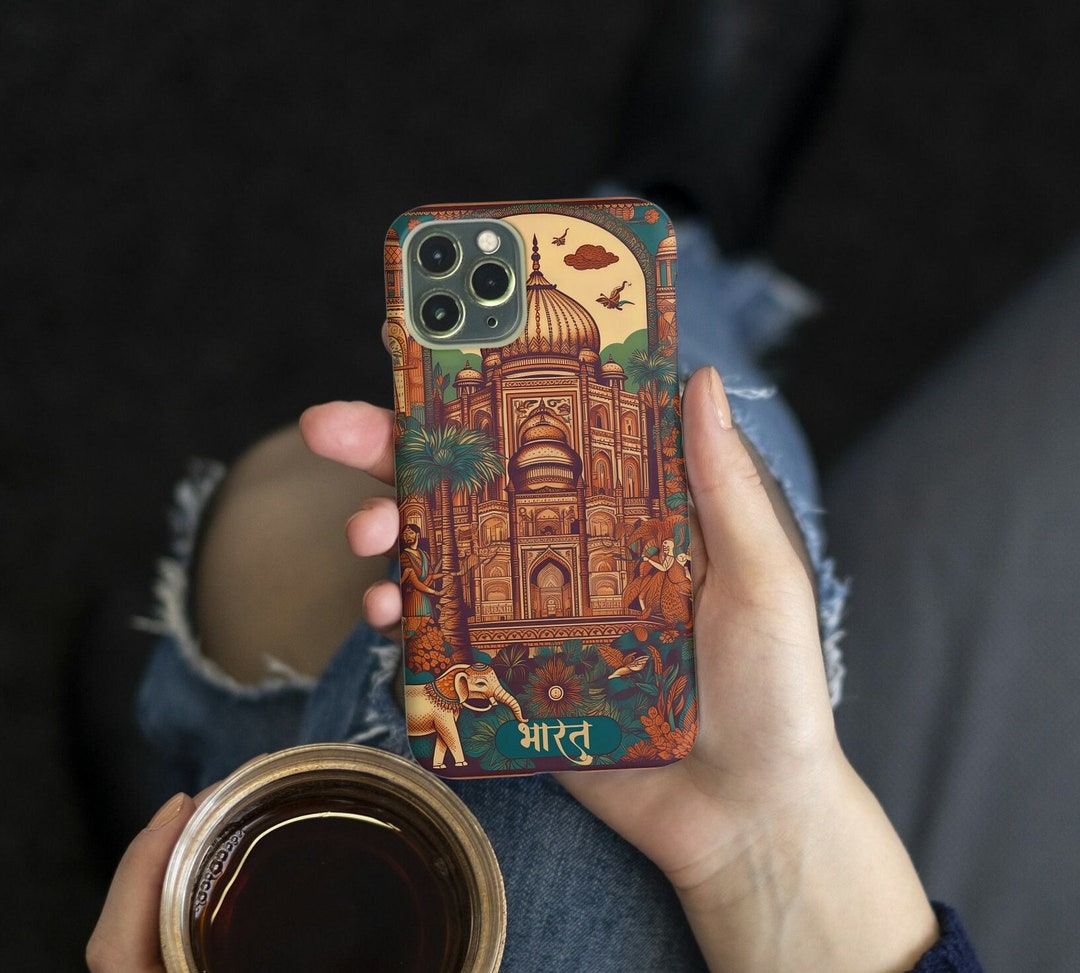 Vintage Exotic India Tough Desi Phone Case Quirky Desi Travel Air India ...