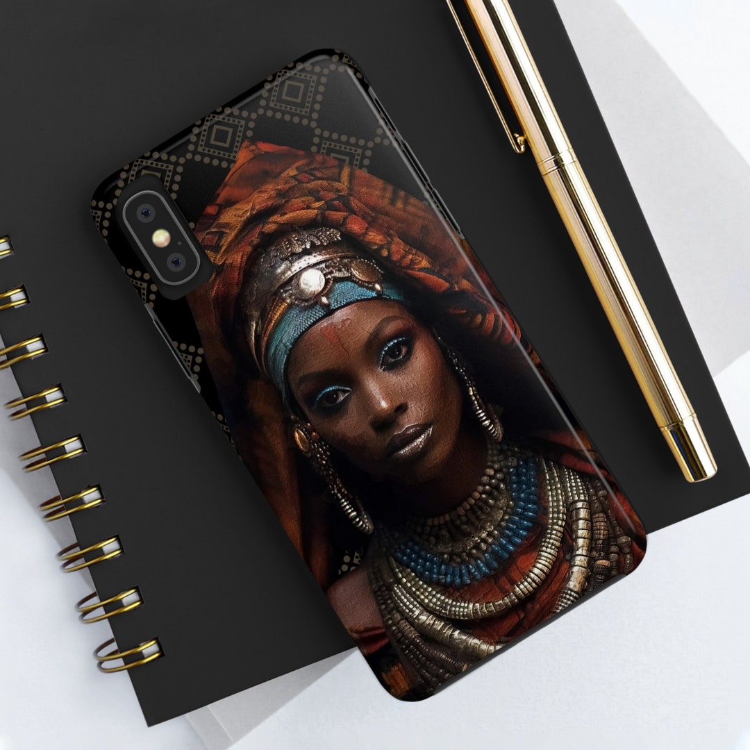 Afrocentric Tribal Inspired Customizable iPhone Phone Case Black ...