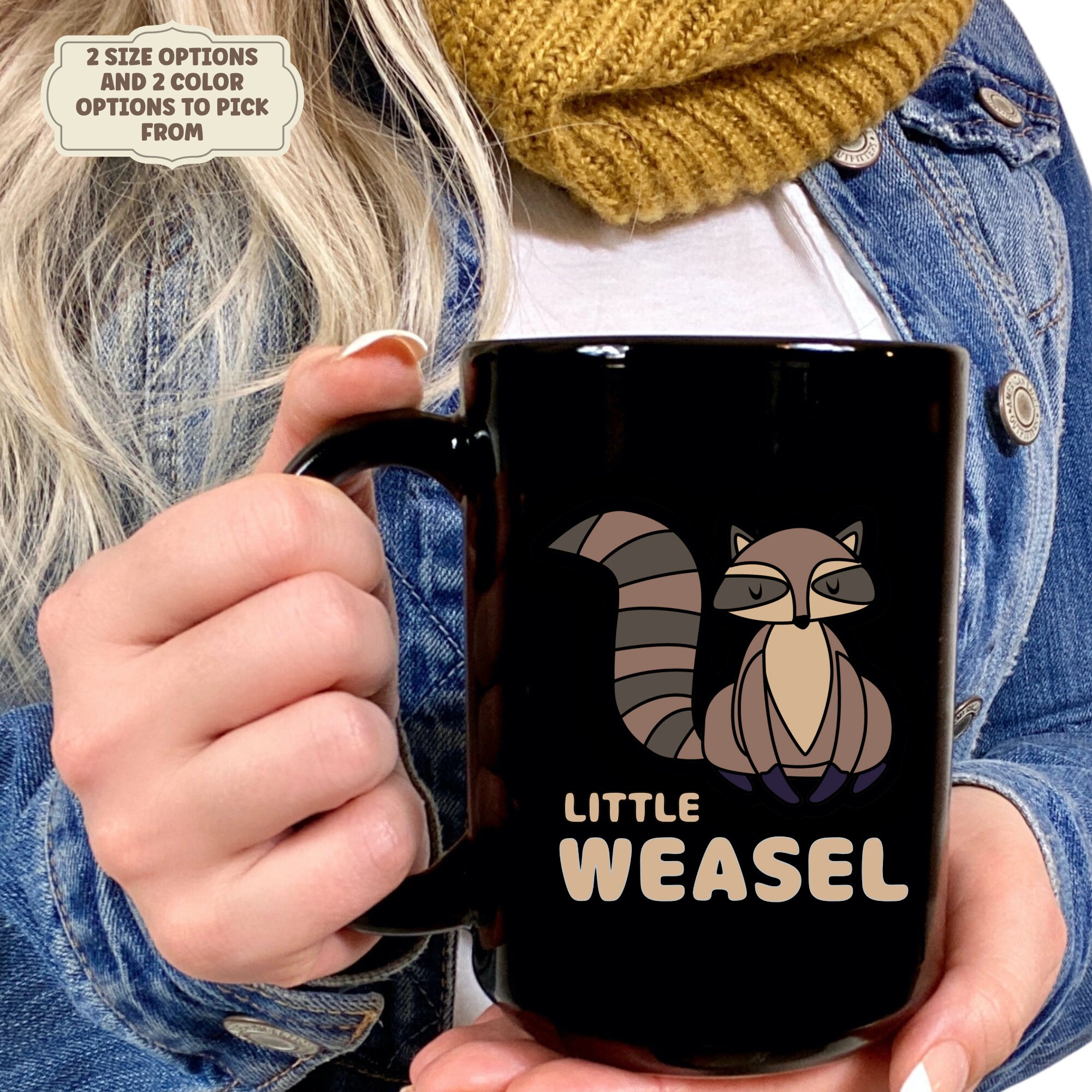 Funny Weasel Coffee Mugs Gifts for Weasel Lover Multiple Options Plush ...