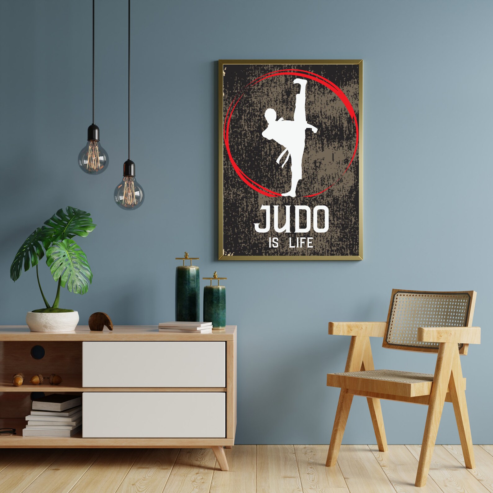 Vintage Judo Poster Go-kyo Judo Gifts Judo Art Prints Judo Belt Martial ...