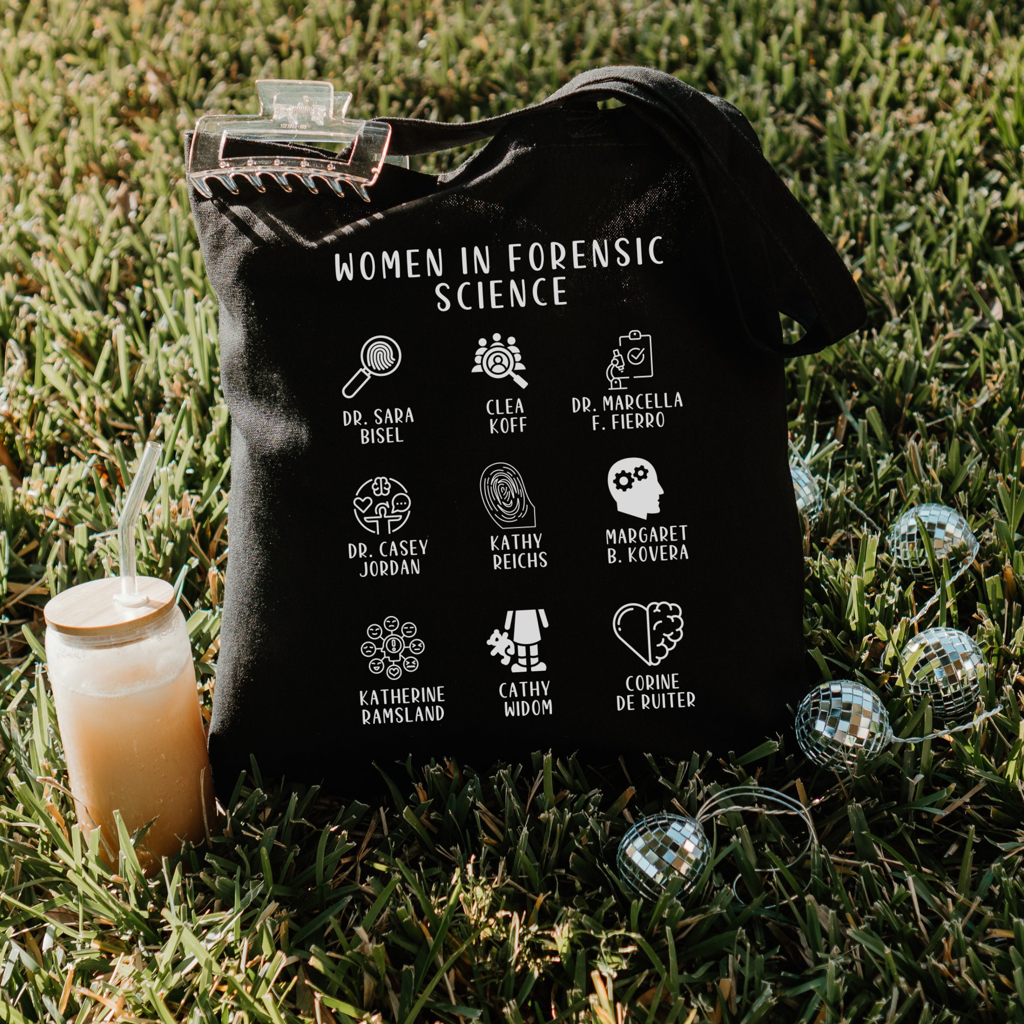 Women in Forensic Science Tote Bag Graduate Gifts Teacher Professor ...