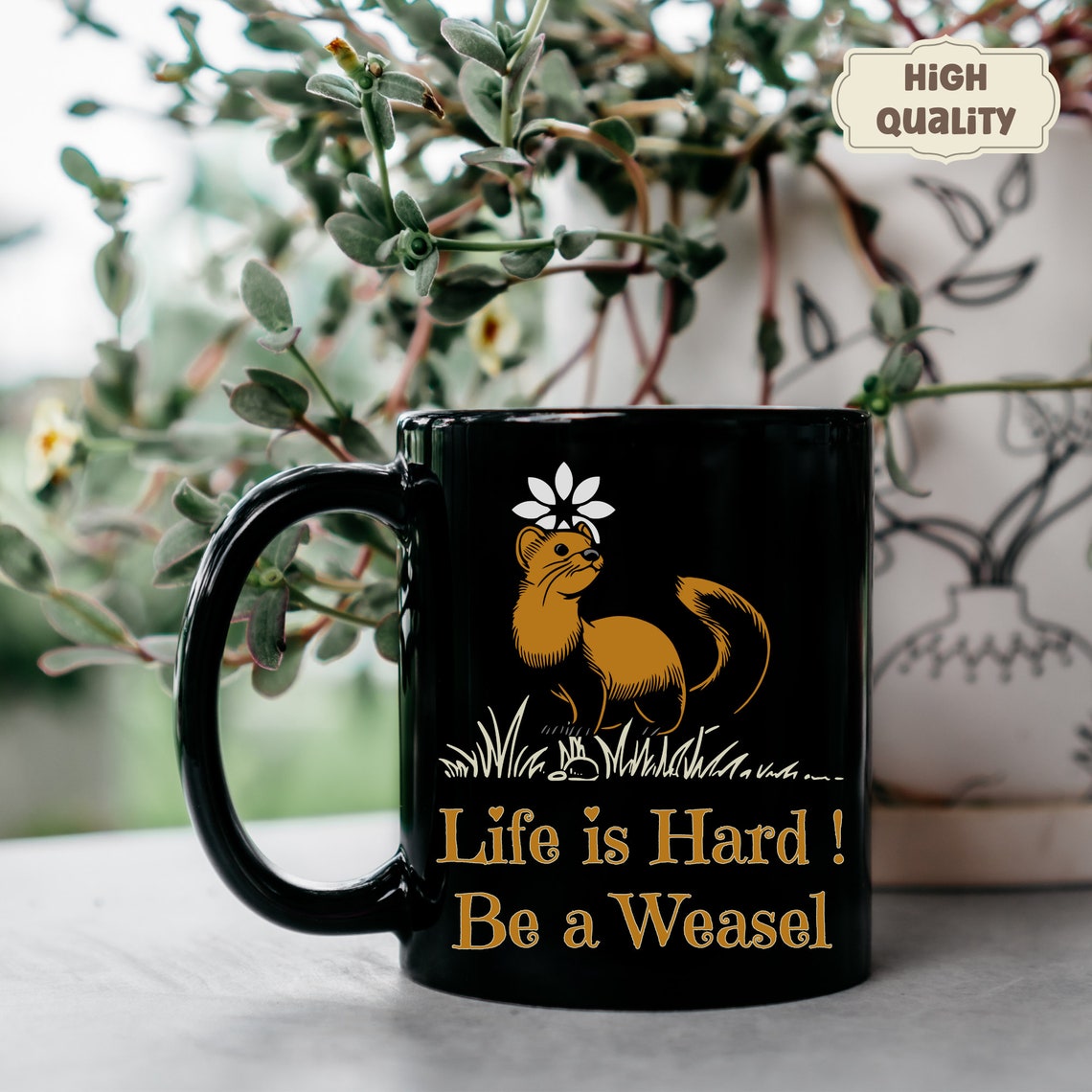 Funny Weasel Coffee Mugs Gifts for Weasel Lover Multiple Options Plush ...