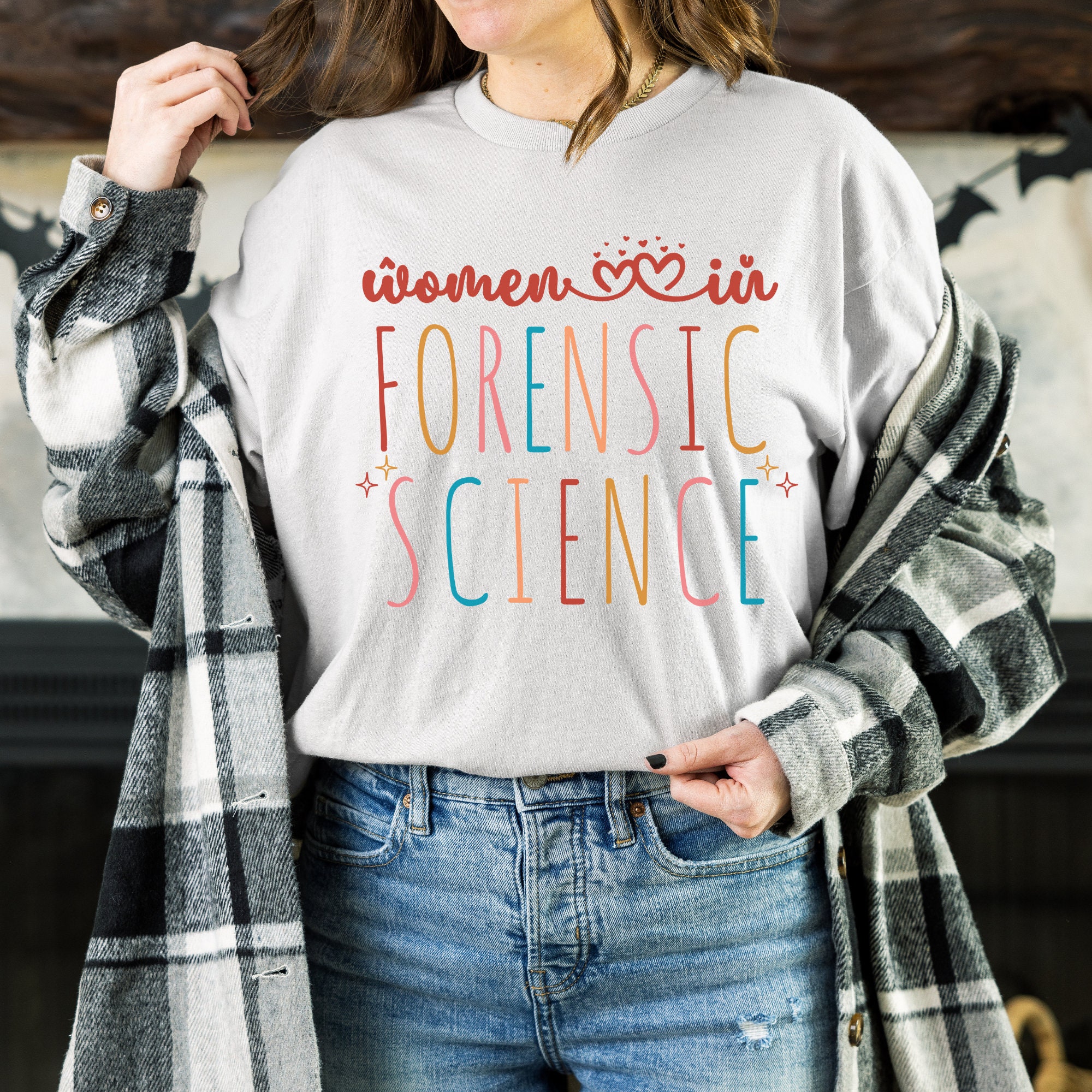 Women in Forensic Science Tshirt Gifts Crime Scene Expert Forensic ...