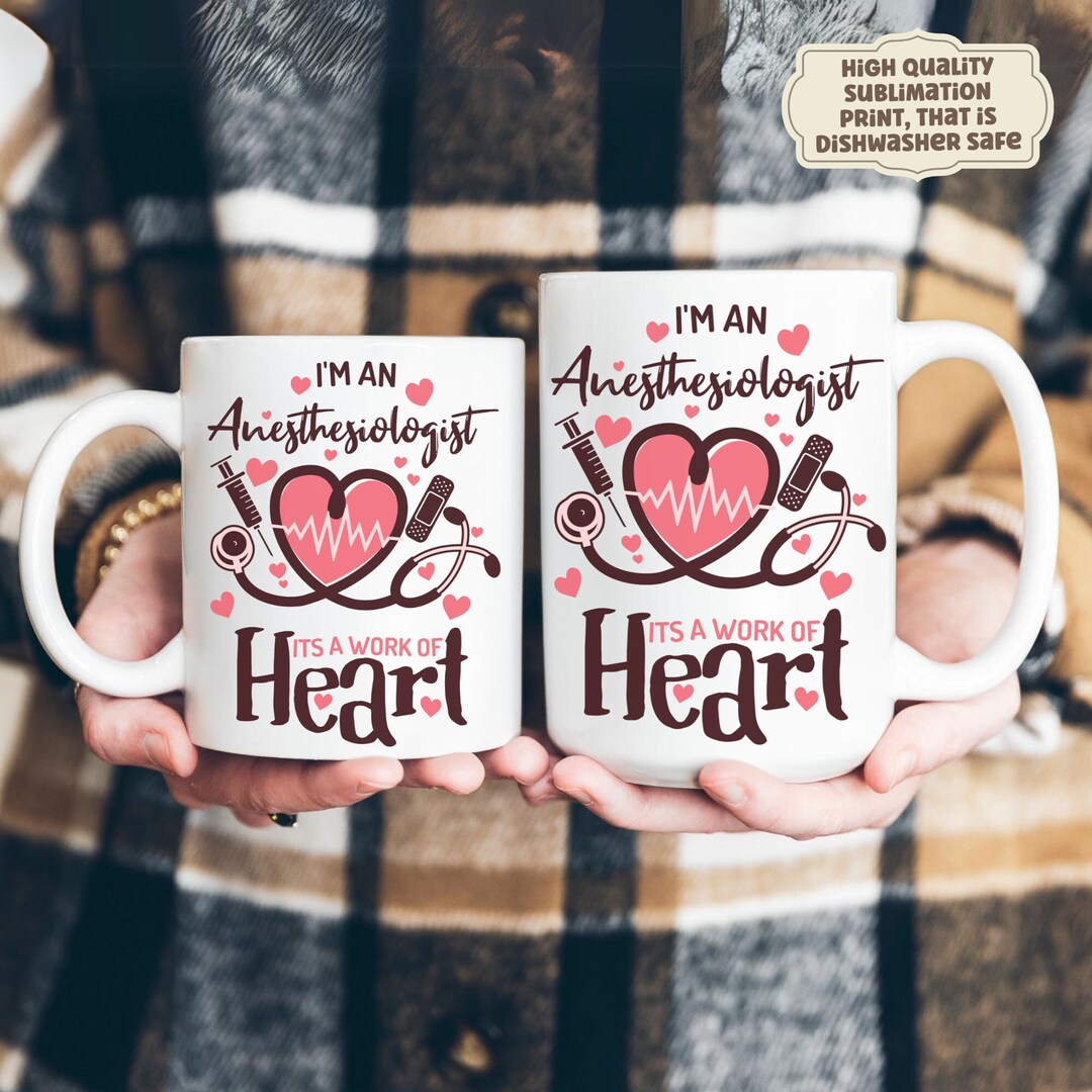 Cute Anesthesia Coffee Mug Graduation Residency Retirement Gifts for ...