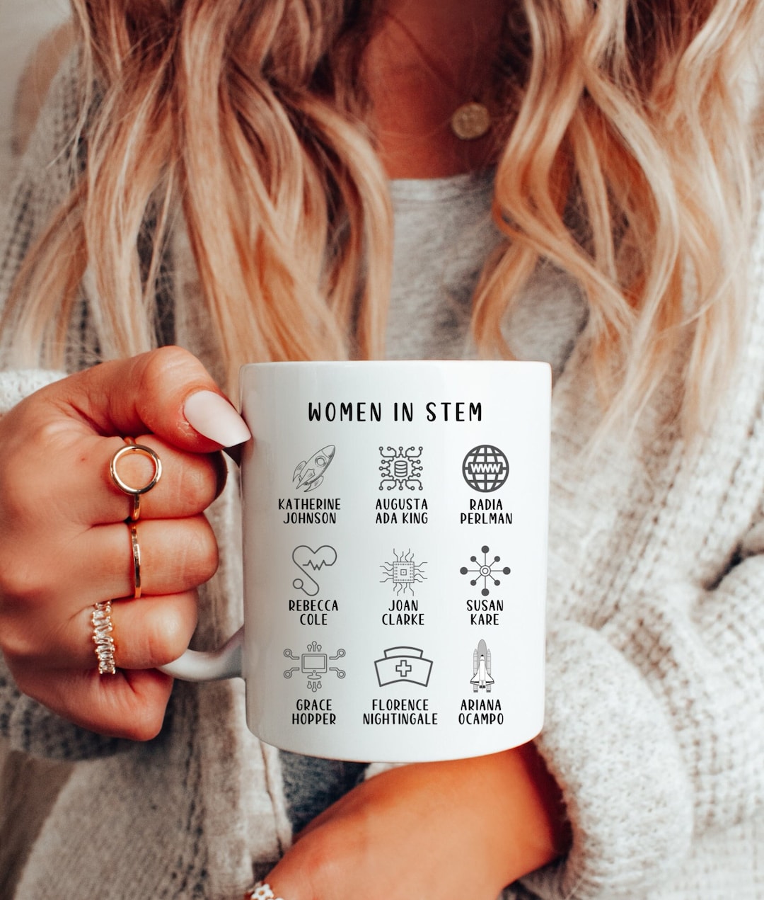 Women in STEM Mug, Science Teacher Gift - Etsy