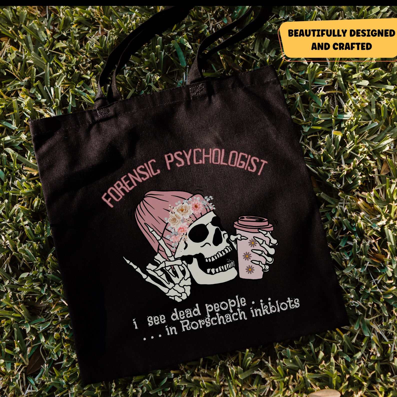 Forensic Psychologists Premium Canvas Tote Gifts Women in Forensic ...