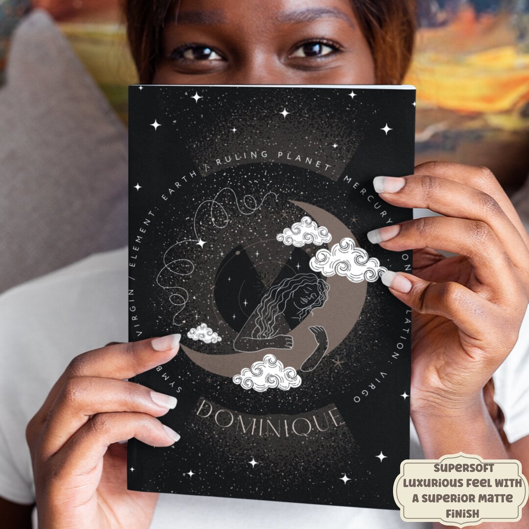 Personalized Zodiac Afrocentric Journal Spiritual Yoga Gifts for ...
