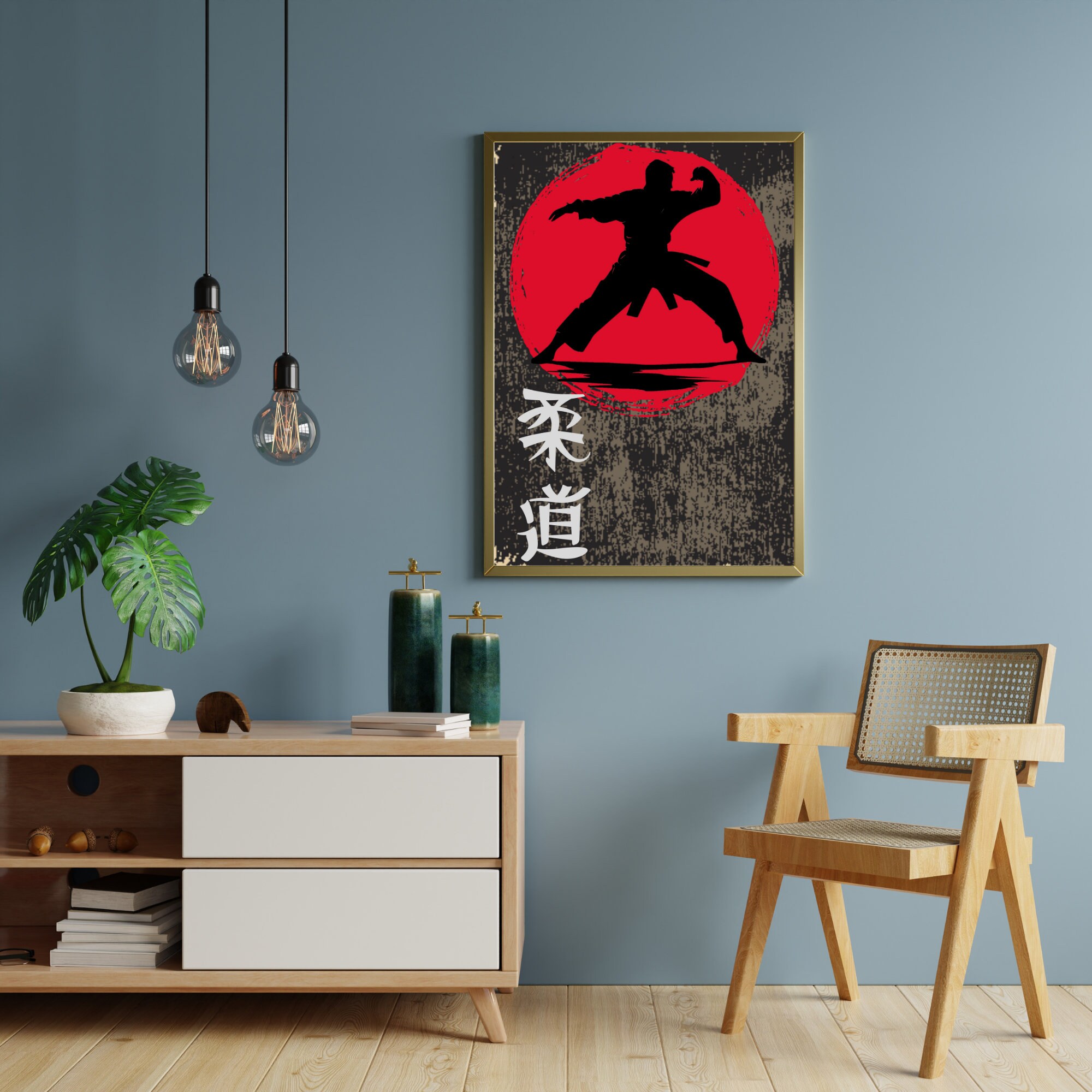 Vintage Judo Poster Go-kyo Judo Gifts Judo Art Prints Judo Belt Martial ...