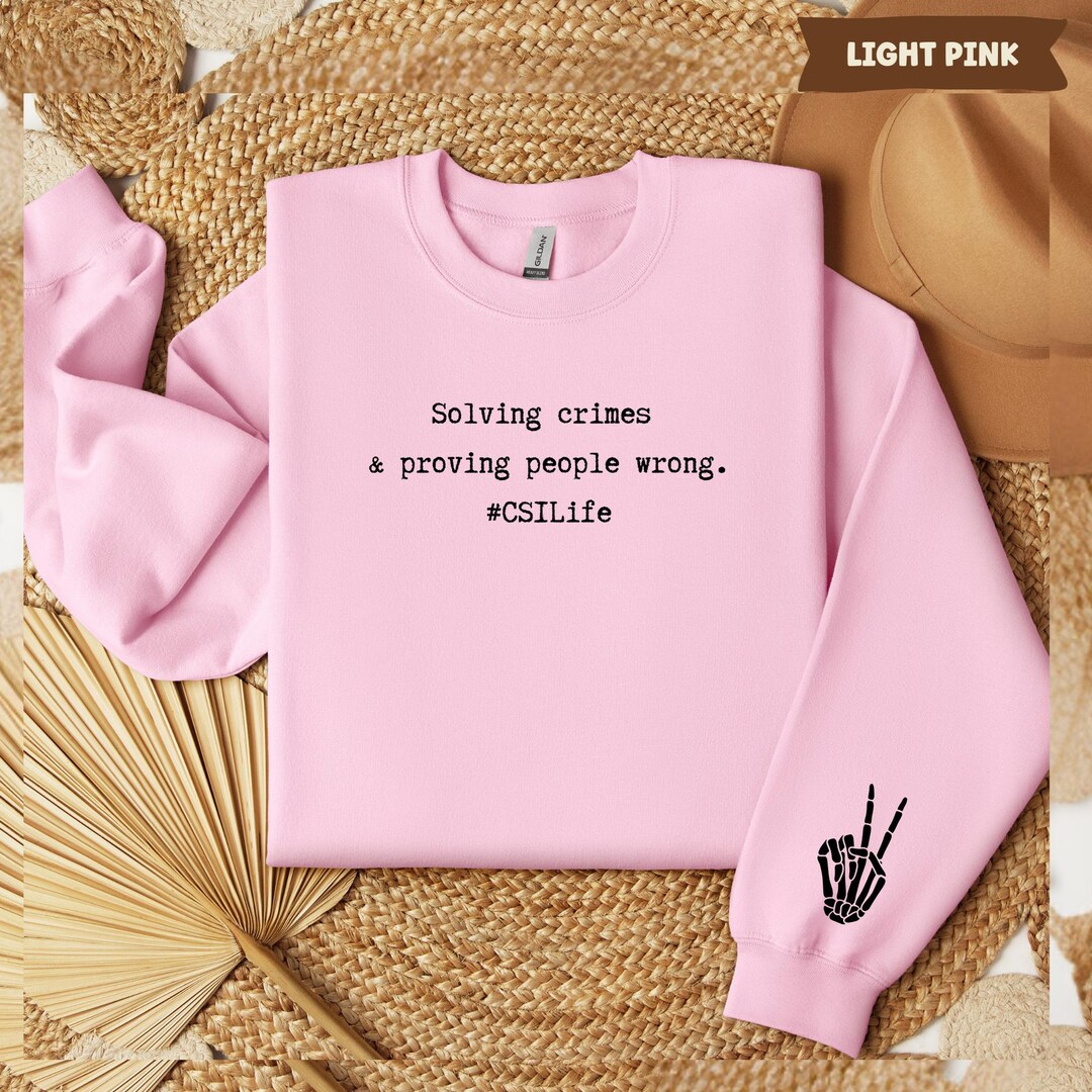 Forensic Criminologist Premium Crew Sweatshirt Hoodie Gift Science True ...