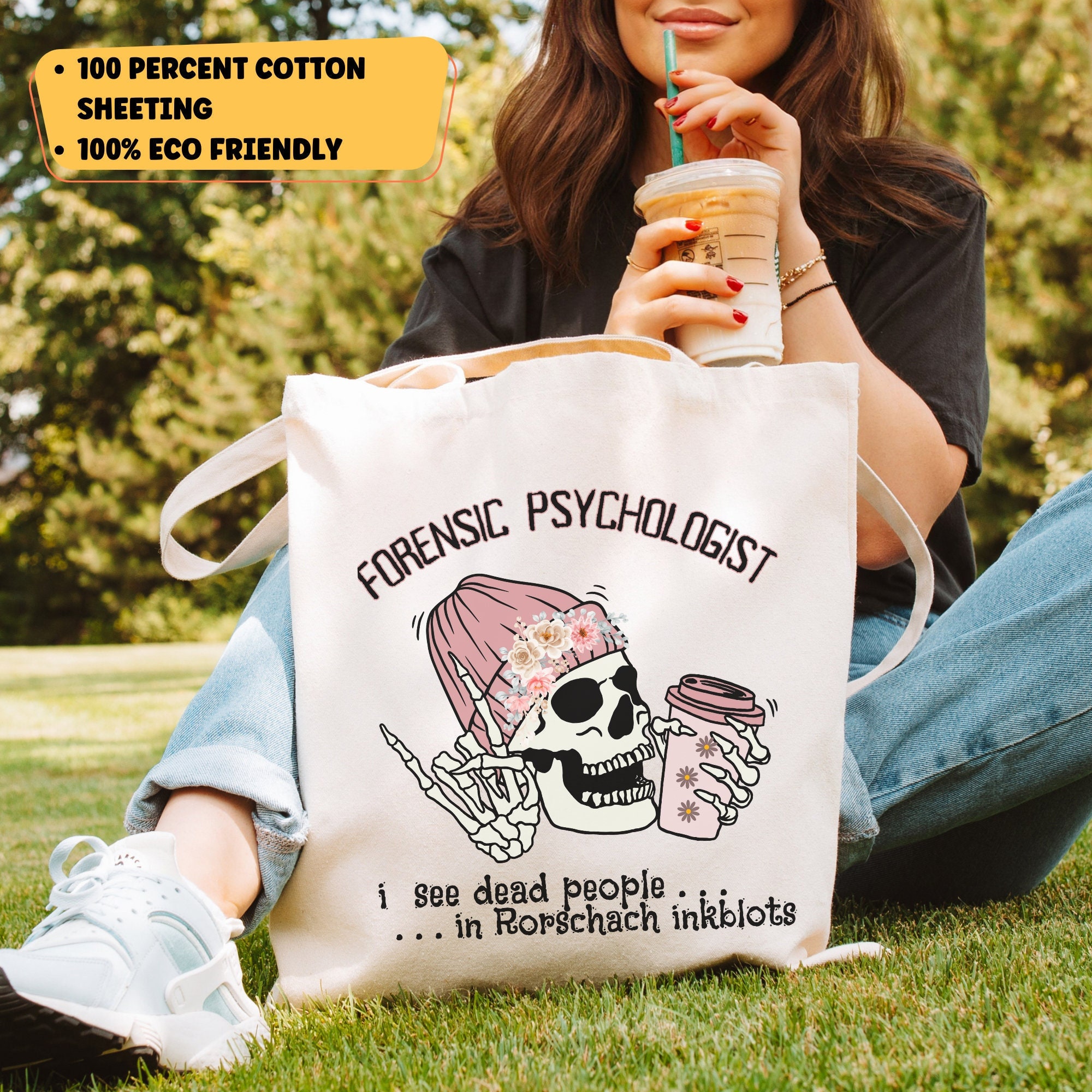 Forensic Psychologists Premium Canvas Tote Gifts Women in Forensic ...