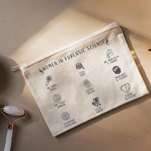 Women Forensic Science Zipper Pouch Gradgift Teach Professor Major ...