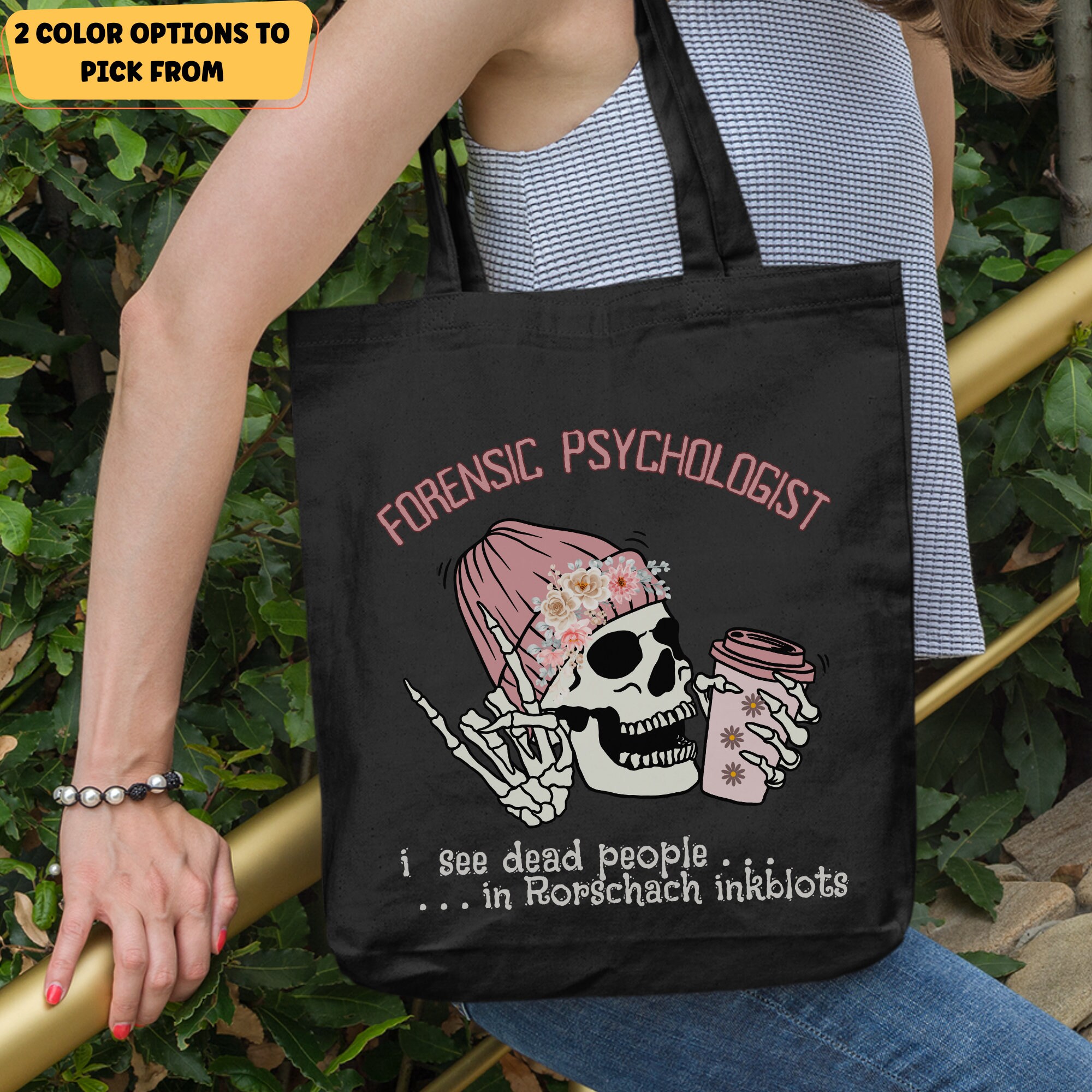 Forensic Psychologists Premium Canvas Tote Gifts Women in Forensic ...