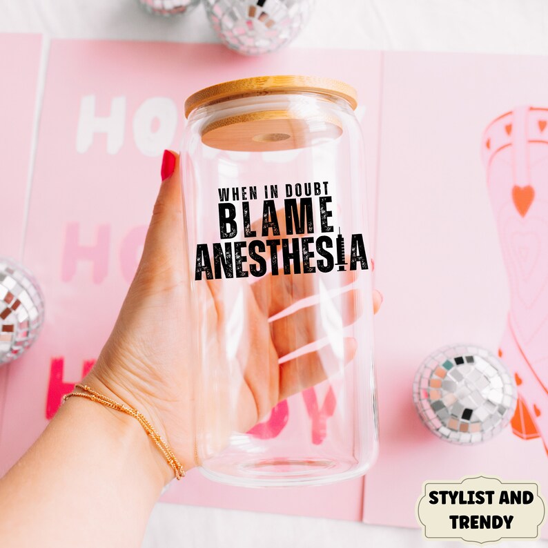 Anesthesia Coffee Mug Gift for Anesthesia Buddy Blame Anesthesia ...