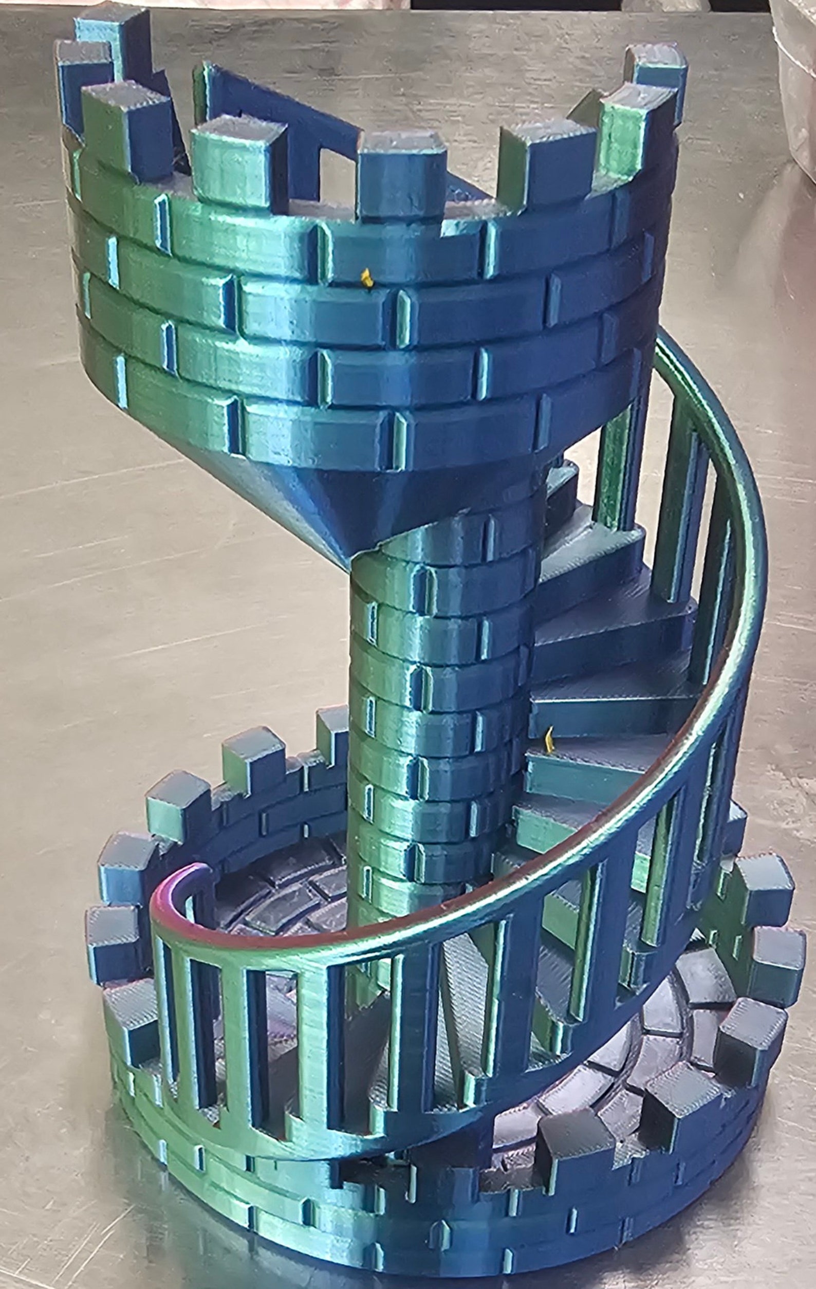 3D Printed Castle D&D Dice Tower. - Etsy