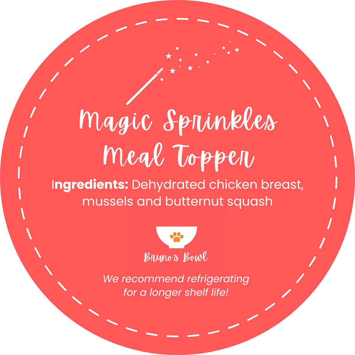 Magic Sprinkles Meal Topper (dehydrated Chicken Breast, Mussels ...
