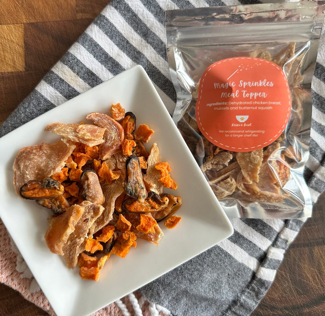 Magic Sprinkles Meal Topper (dehydrated Chicken Breast, Mussels ...