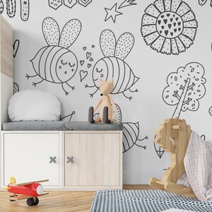 Bees Clipart & Digital Paper Set - Clip Art Set of Bees, Honeycomb ...