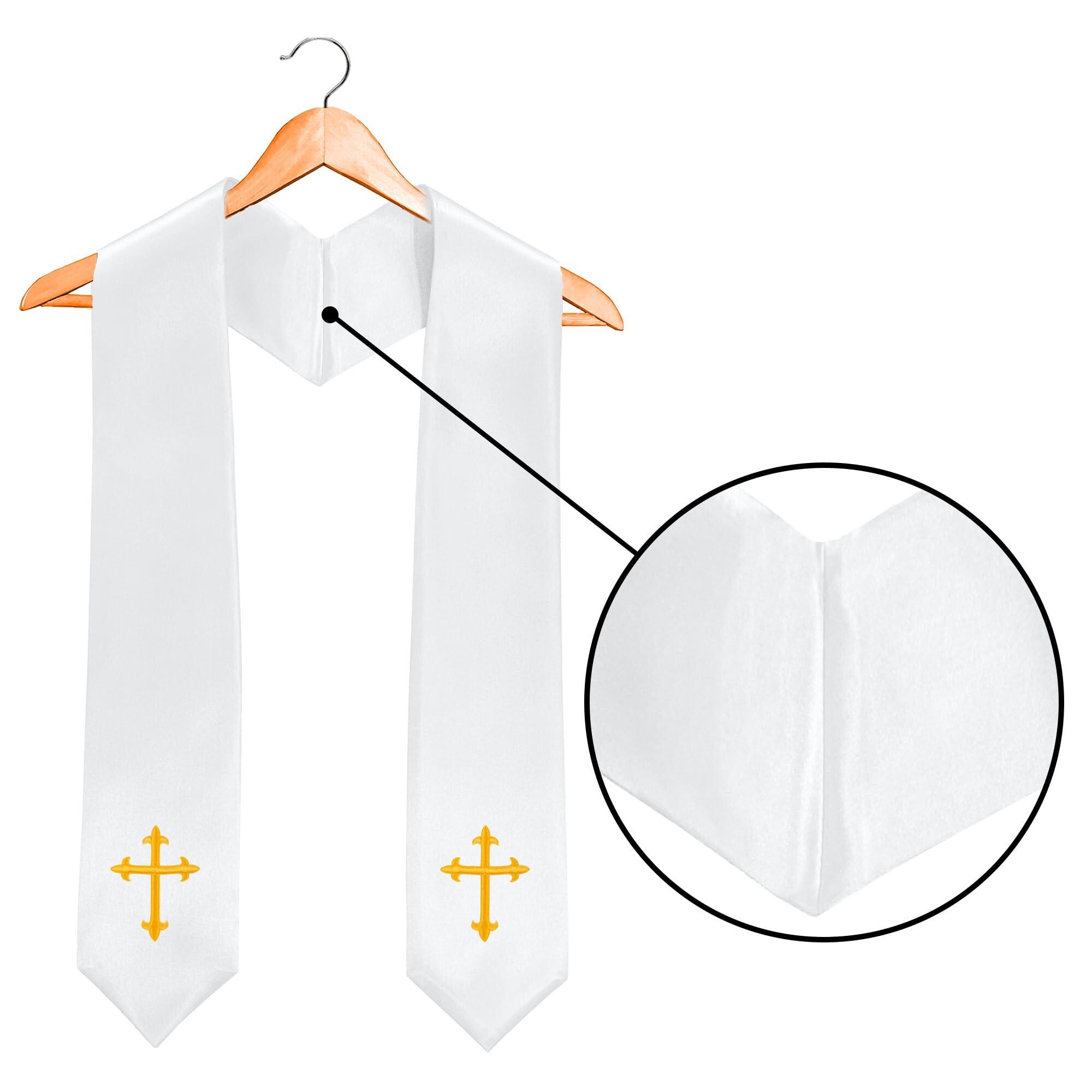 Choir Stole With Crosses Embroidery for Church Religious Stoles - Etsy