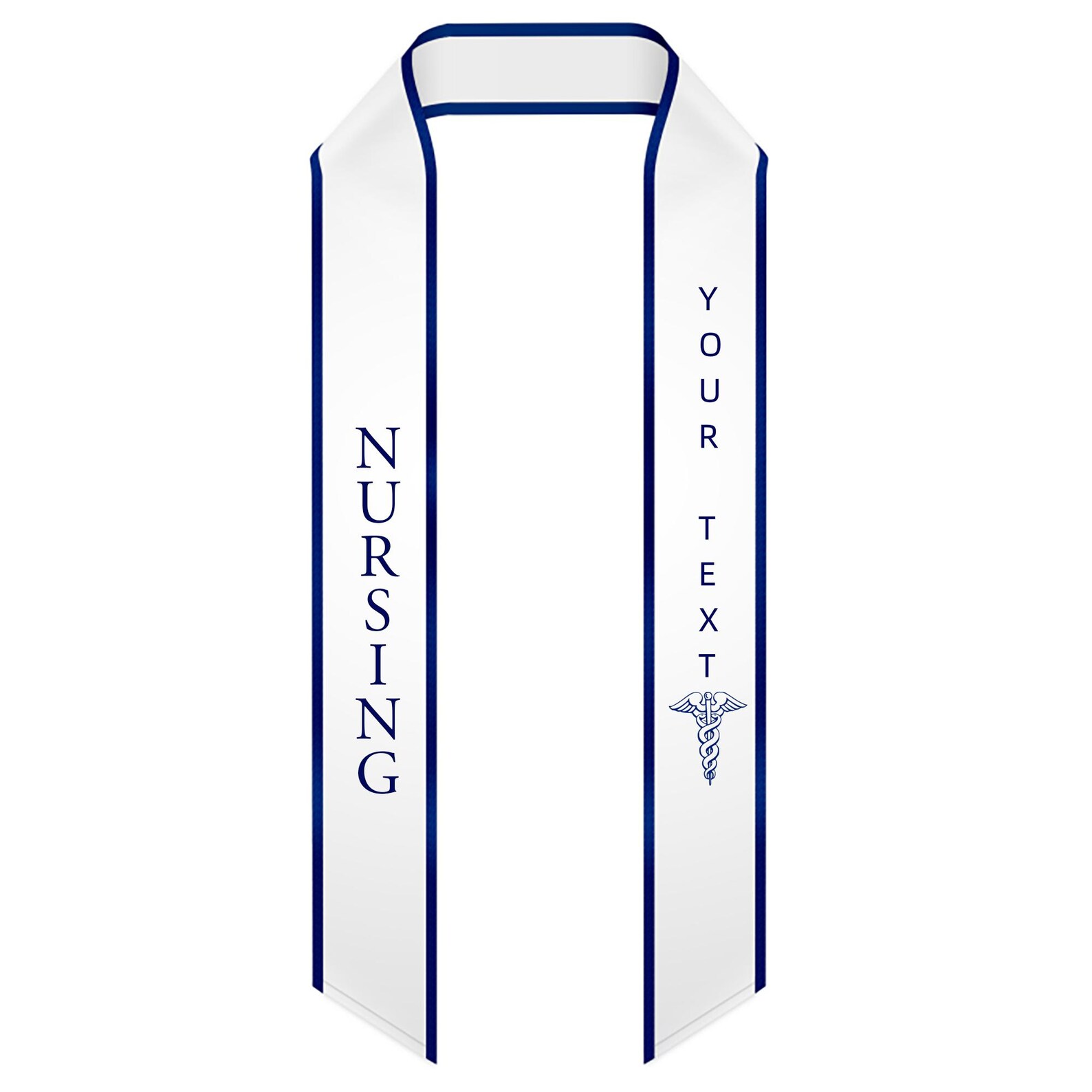 Embroidered Nursing Graduation Stole for Class of 2025 Medical Logo 5 ...