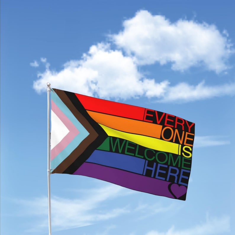 Progress Pride Flag 3x5 Ft Rainbow Flags With Brass Grommets for Garden Lgbtq Flag - Etsy