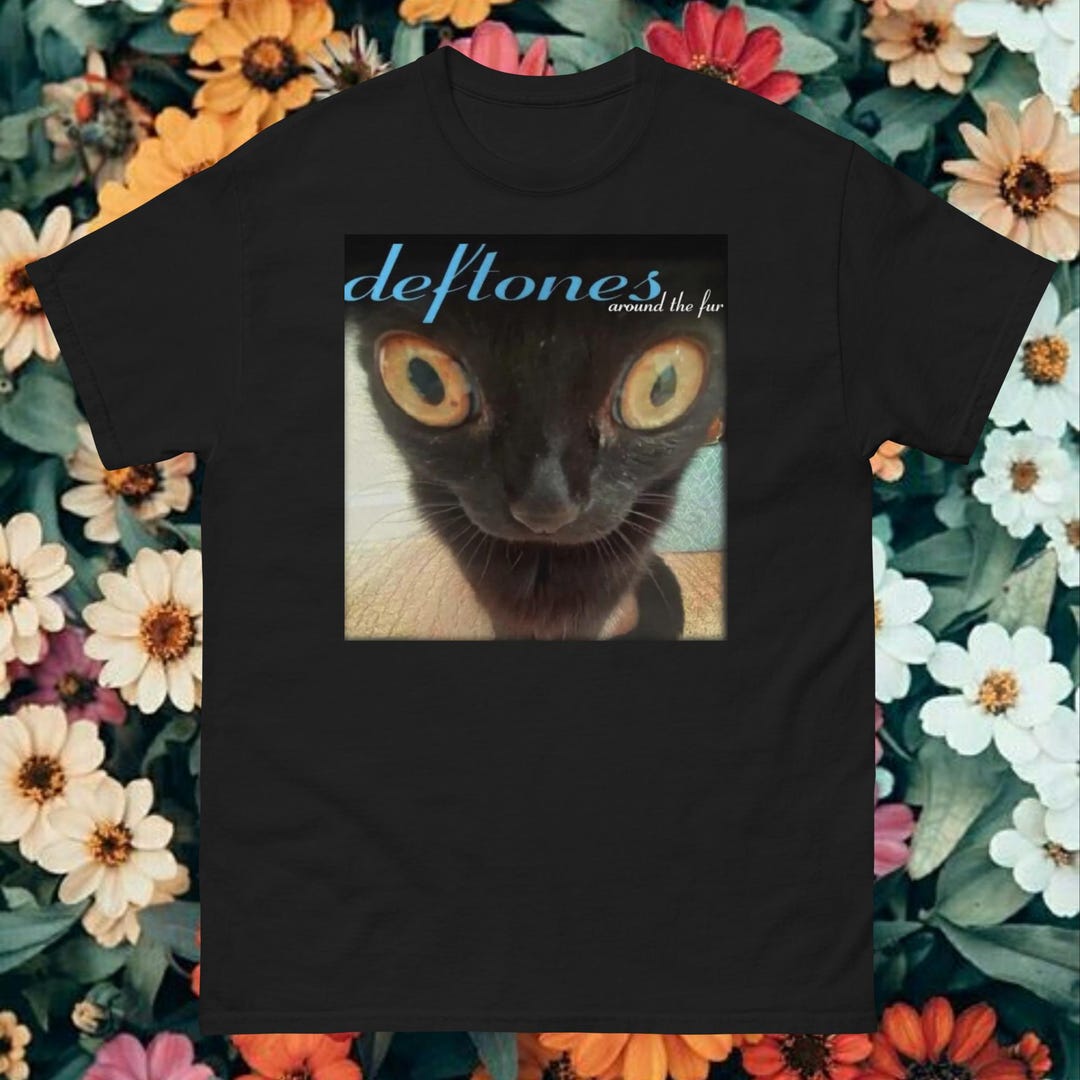 Deftones Around the Fur Cat Band T-shirt - Etsy