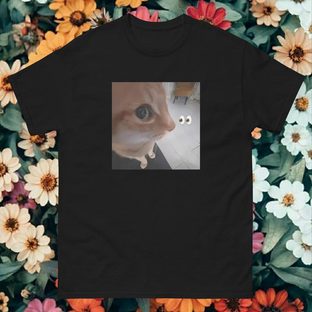 Whatchu Doing Cat Meme T-shirt | Funny Kitty Graphic Tee - Etsy