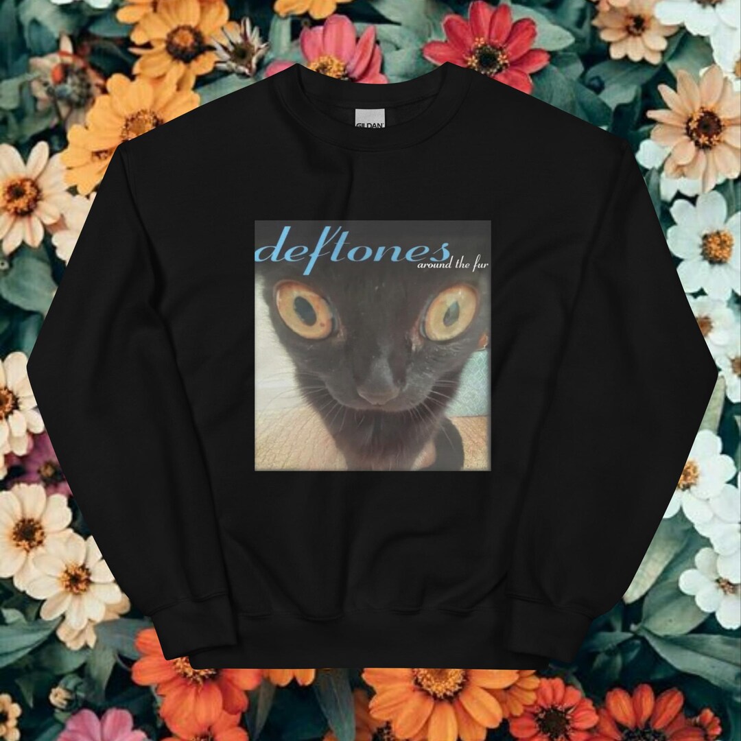 Deftones Around the Fur Cat Parody Band Hoodie - Etsy